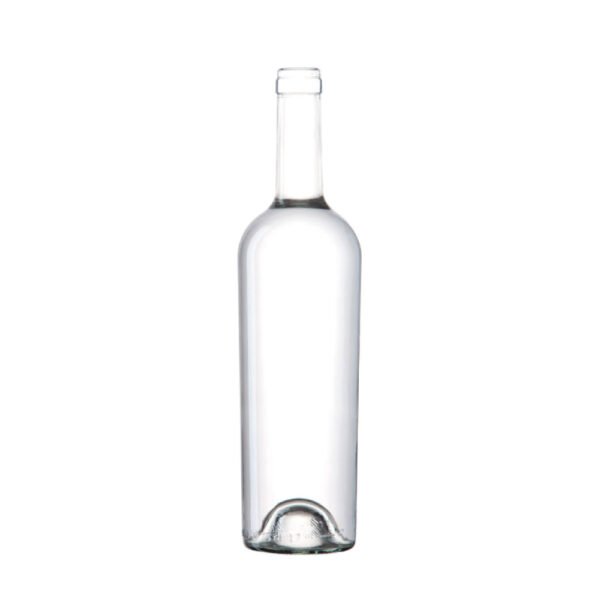 BOTELLA BURDEO P28 CONICA BAJA ECO II TRANSPARENTE 750ml B/Corcho ...
